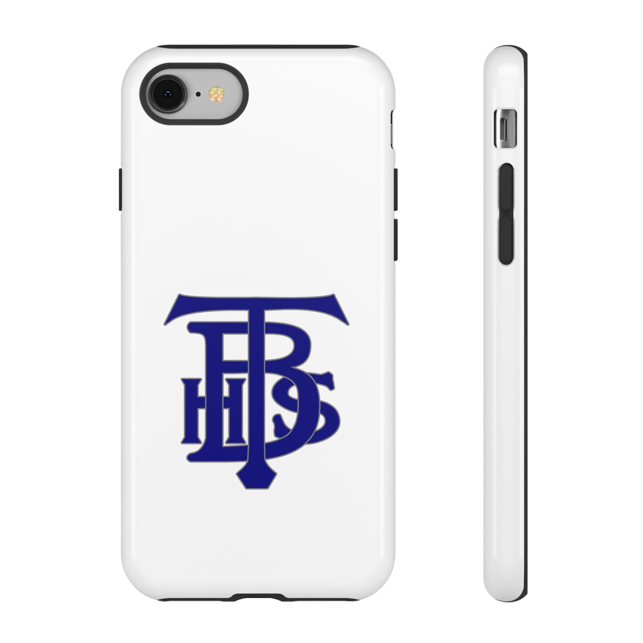 Stacked Logo - Tough Phone Cases - White - iPhone – Bklyn Tech Pride