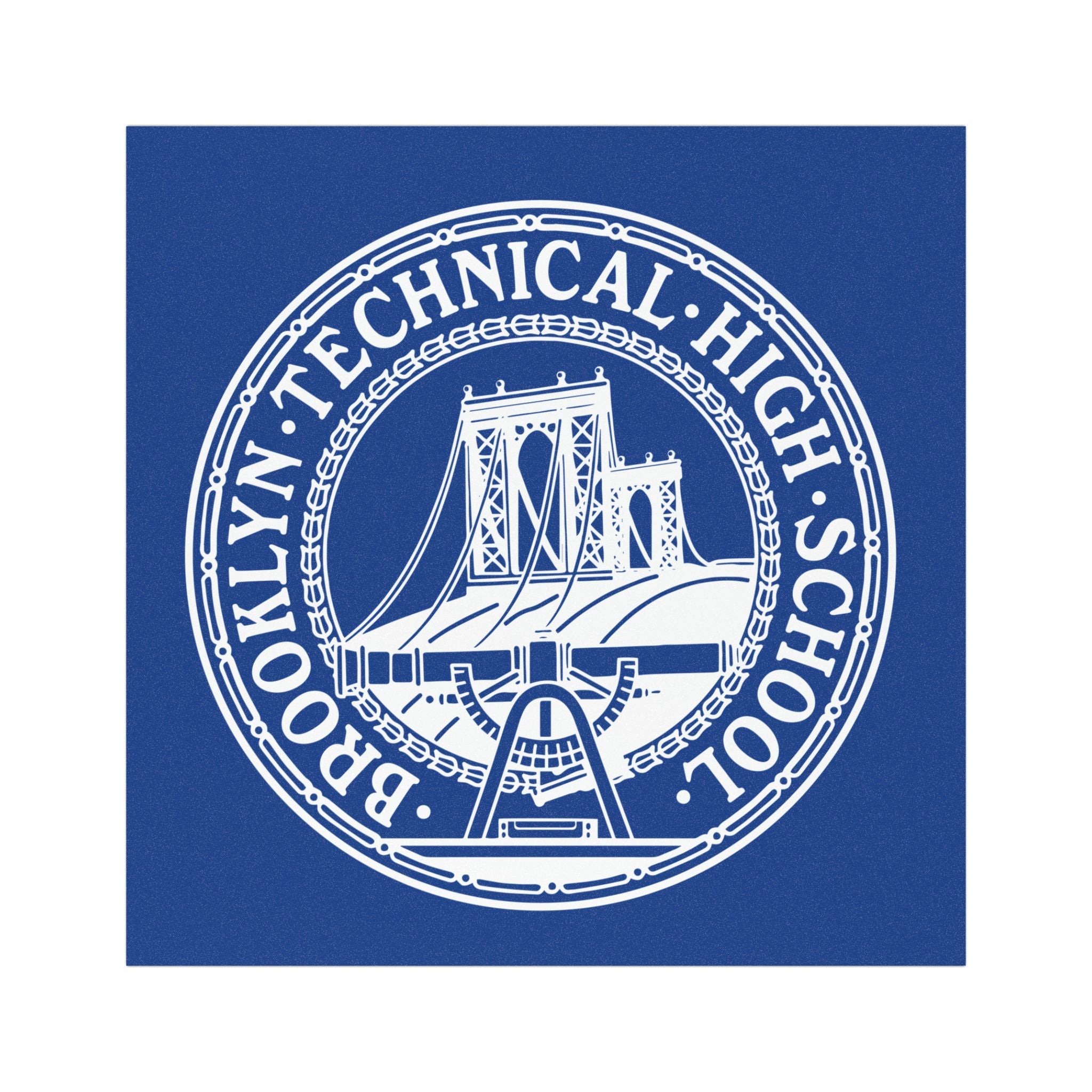 Classic Tech Logo Car Magnet – Bklyn Tech Pride